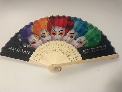 The MAMASAN Japanese Style Traditional Women Colorful Hand Fan Folding ...