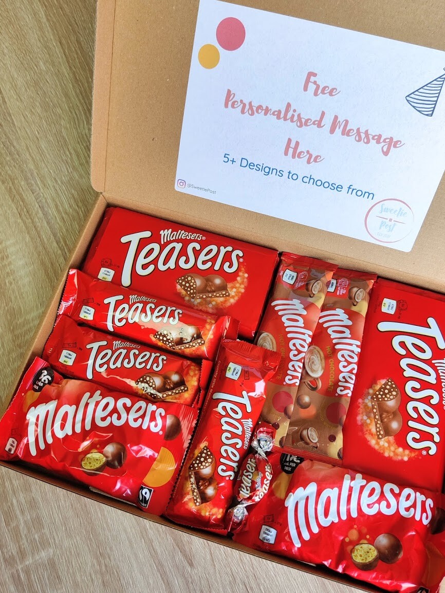 Malteser Gift Box | Maltesers Teaser Personalised Hamper | Malteasers ...