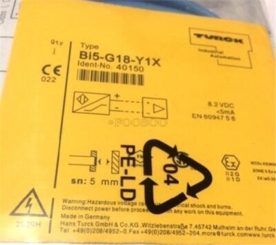 New Turck Proximity Switch BI5-G18-YIX BI5G18YIX cu | eBay