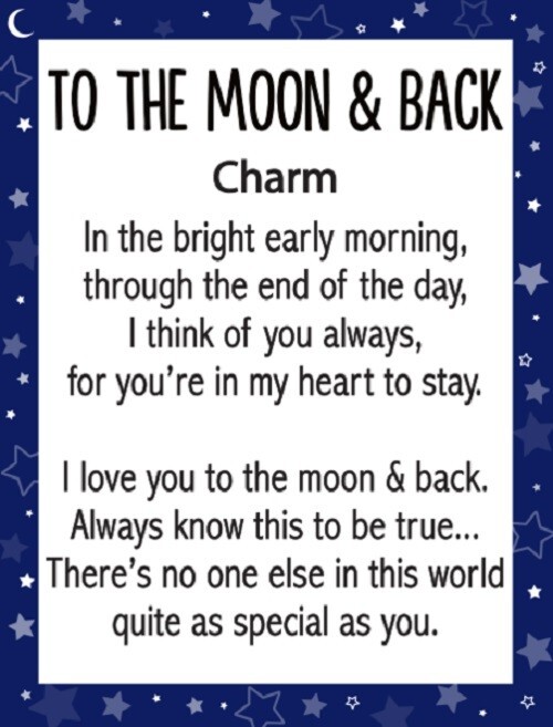 I Love You To The Moon And Back Poem For Her Read The 55 Best Poems