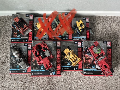 Transformers Studio Series 69 Devastator Constructicon SetExcellent 6/8 ...