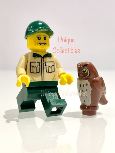 LEGO Minifigure Park Ranger/Worker with Brown Owl Accessory Set Brand ...