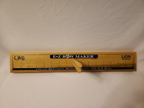 Vintage Offray EZ Bow Maker | Lion Ribbon Co. with Pegs 79856487761| eBay