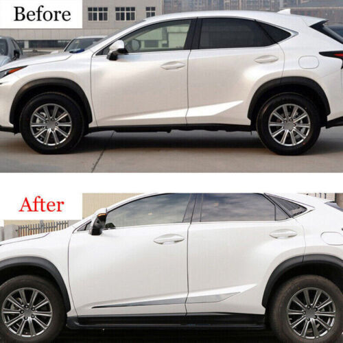For Lexus NX200t/300h 2015-21 Carbon Fiber Door Body Side Molding Cover ...
