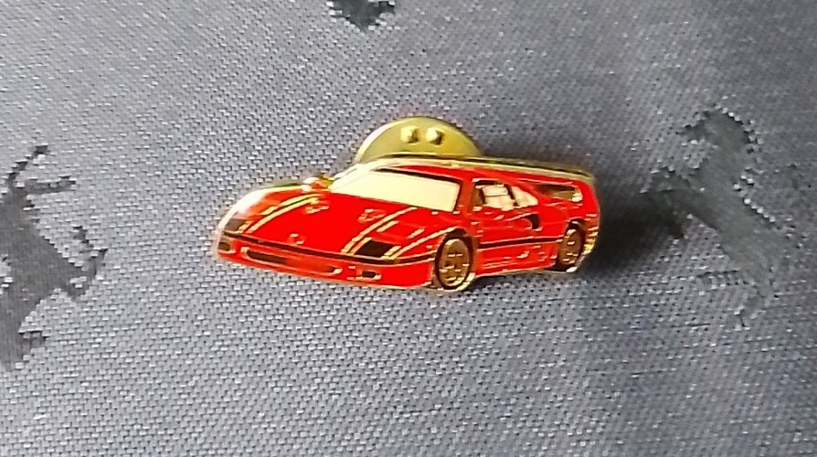 Ferrari , 1990s lapel pin FERRARI Prancing Horse - Ferrari F40- | eBay