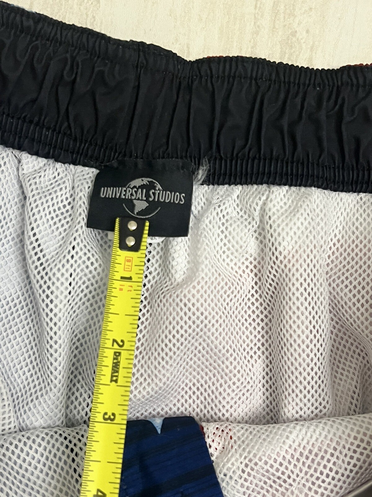 Universal Studios Popeye American Flag Swim Trunks Board Shorts Size XL ...