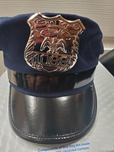 Jr. Police Officer Costume Cap for Kids Children | eBay