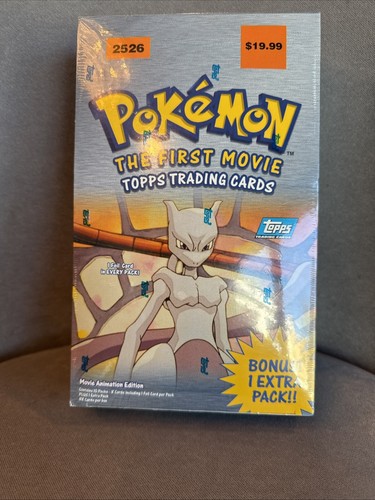 Vintage Topps Pokémon: The First Movie Trading Cards Booster Box ...