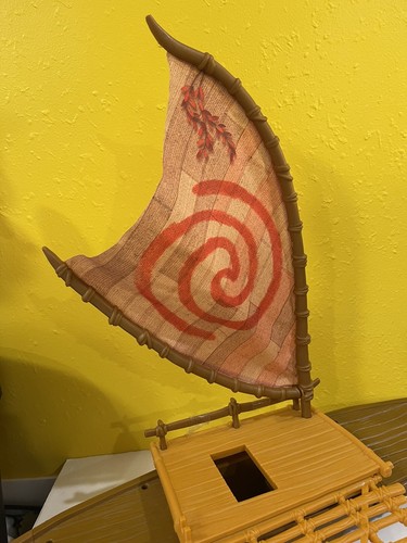 DISNEY MOANA 18 STARLIGHT CANOE RAFT WITH SAIL BOAT TESTED NO OAR ...