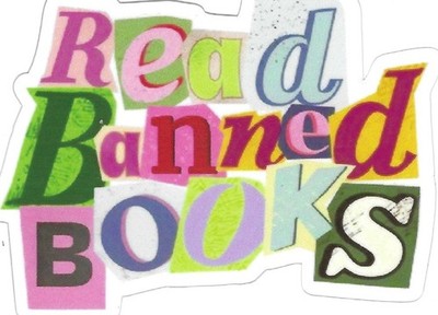 Read Banned Books Vinyl Decal | eBay