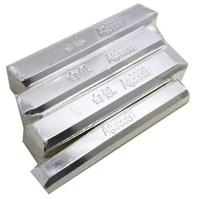 New 100g Pure Real Fine Silver 0.999 Bullion Bar Scrap Ag Material Real ...