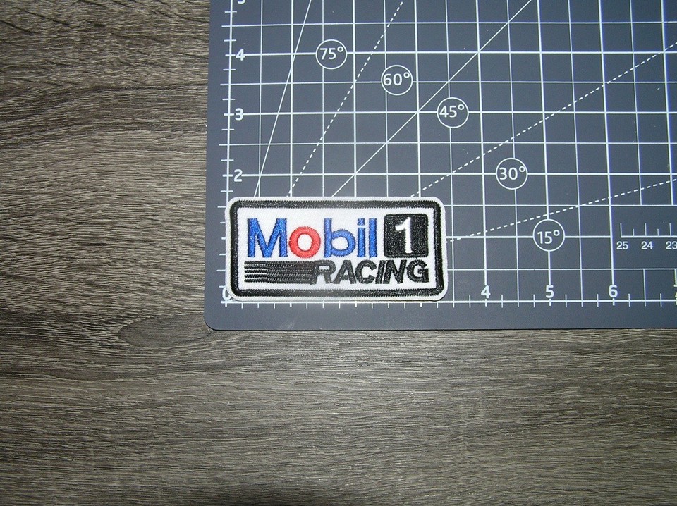 Mobil One 1 Racing Embroidered Iron On Patch 3.5" x 1" | eBay