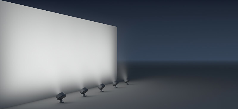 Erco LED Kona Projector 10.34625.023 Wide Flood 48W IP65 Graphit ...