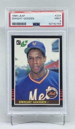 1985 Leaf #234 Dwight Gooden Rookie PSA 9! Low Pop 37 Highter! Centered ...