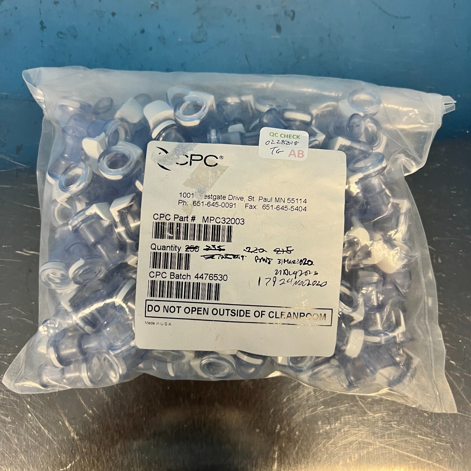 VWR 16001-606 / CPC Colder MPC32003 Quick Disconnect Sealing Coupling ...