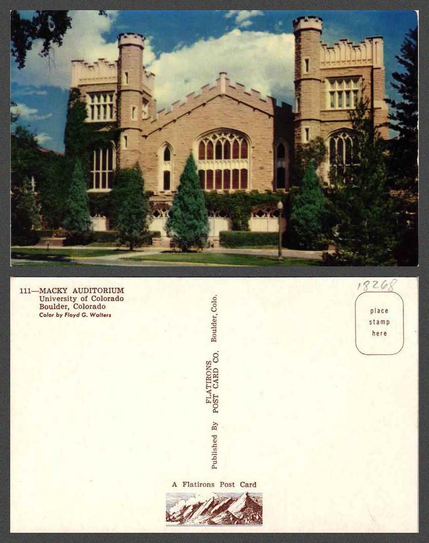 COLORADO Boulder CHROME VINTAGE POSTCARD | eBay