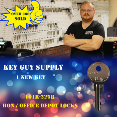 101R - 225R. Hon / Office Depot 1 Key for file cabinet / Office ...