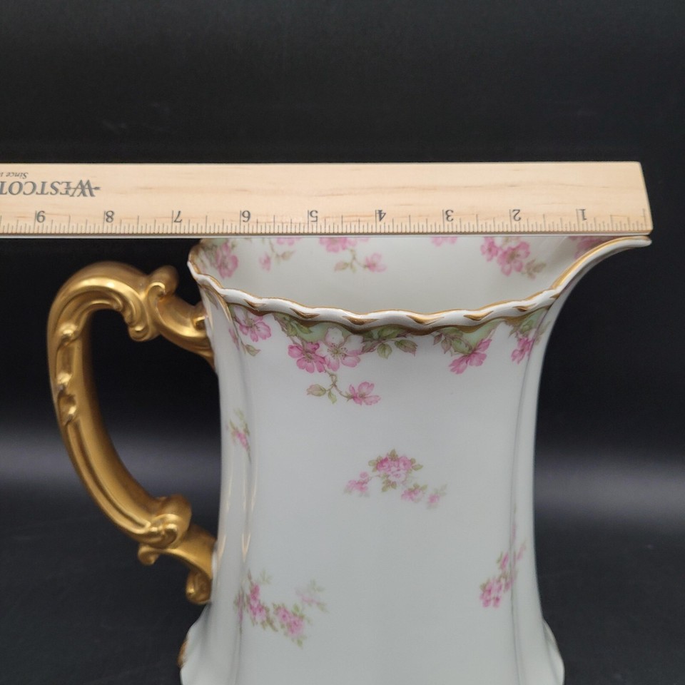 Very Large Antique c.1910 Haviland Limoges France Water Pitcher ...