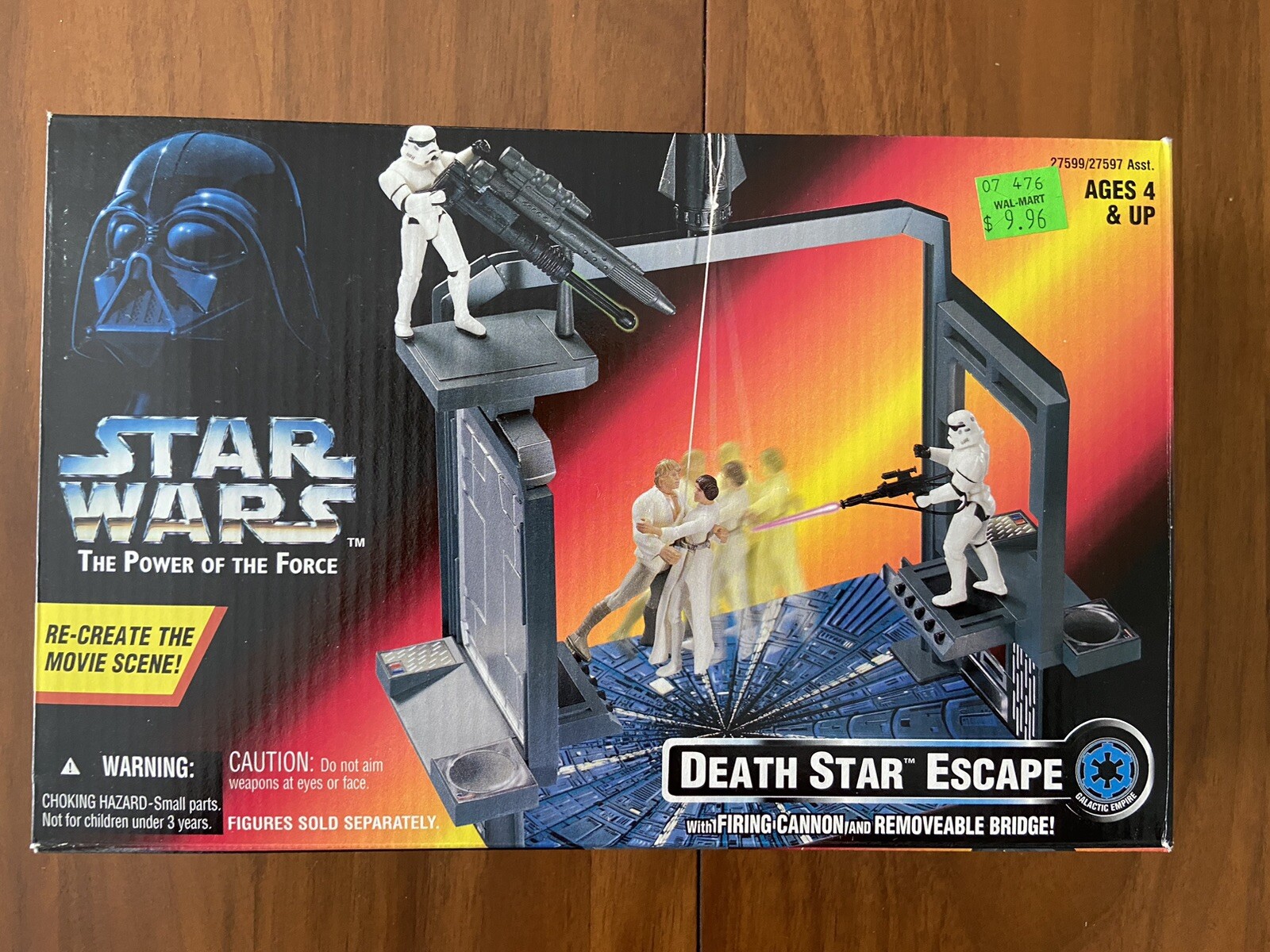 Star Wars POTF Power Of The Force Death Star Escape 1996 Sealed Kenner ...