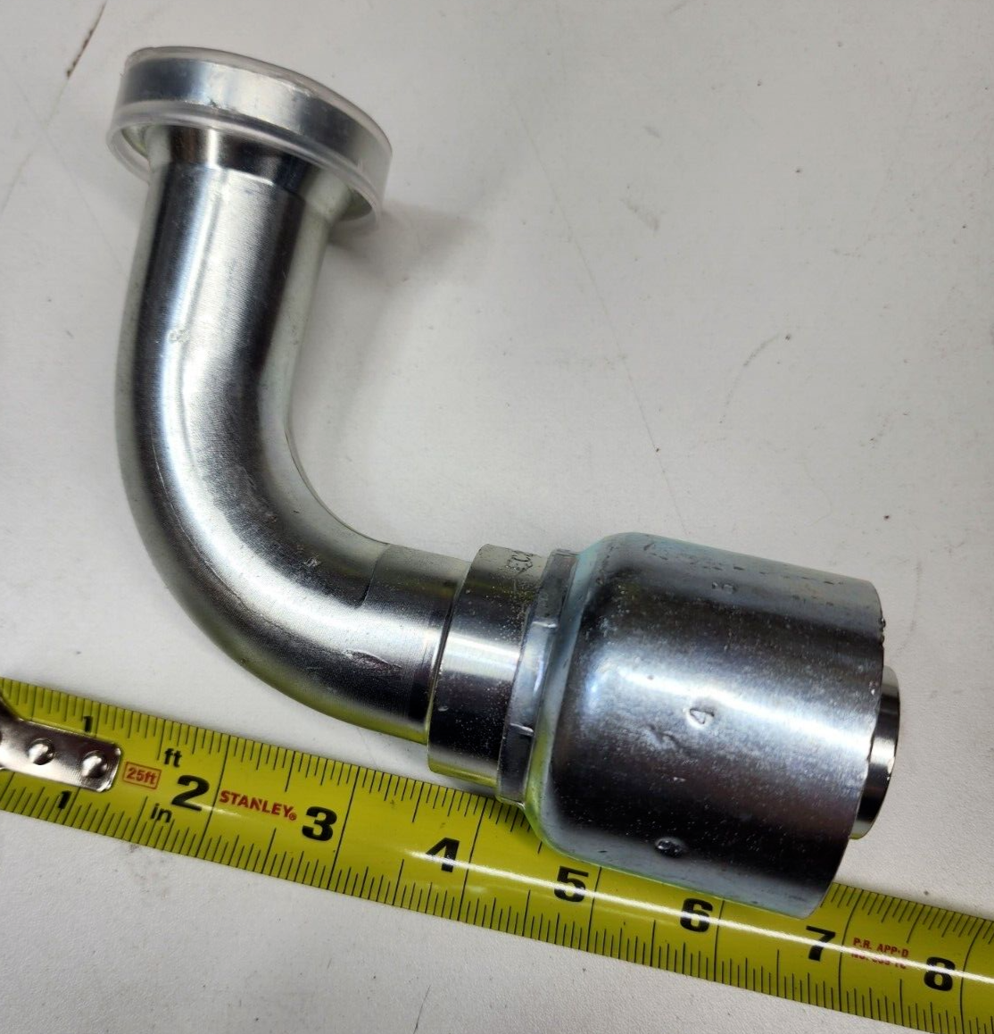 Parker 11943-20-20 1-1/4" Parkrimp Permanent SAE Code 61 Flange Head 90 ...