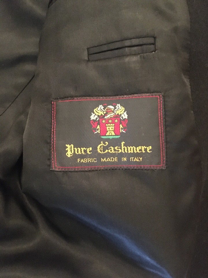 SARAR Men's BLAZER SIZE 40R 100% CASHMERE 3 Button Solid Sport Coat ...