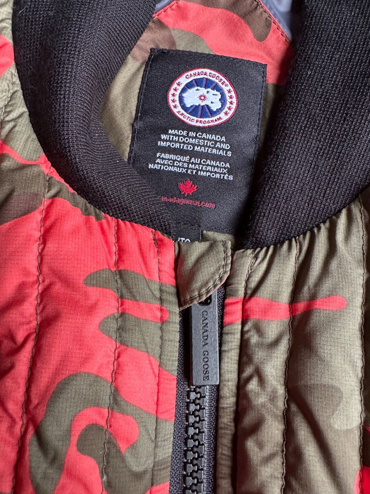 NEW Canada Goose Fire Bud Camo Authentic Down Bomber Jacket Size XL Men ...