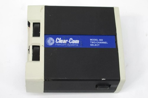 Clear Com model 502 Two-Channel Beltpack Intercom Station | eBay