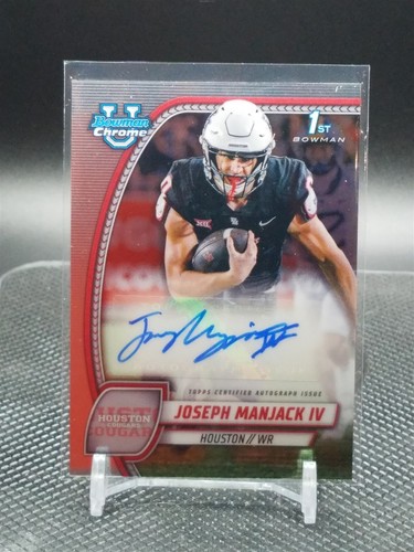 2024 Bowman Chrome University Joseph Manjack IV AUTO Houston | eBay