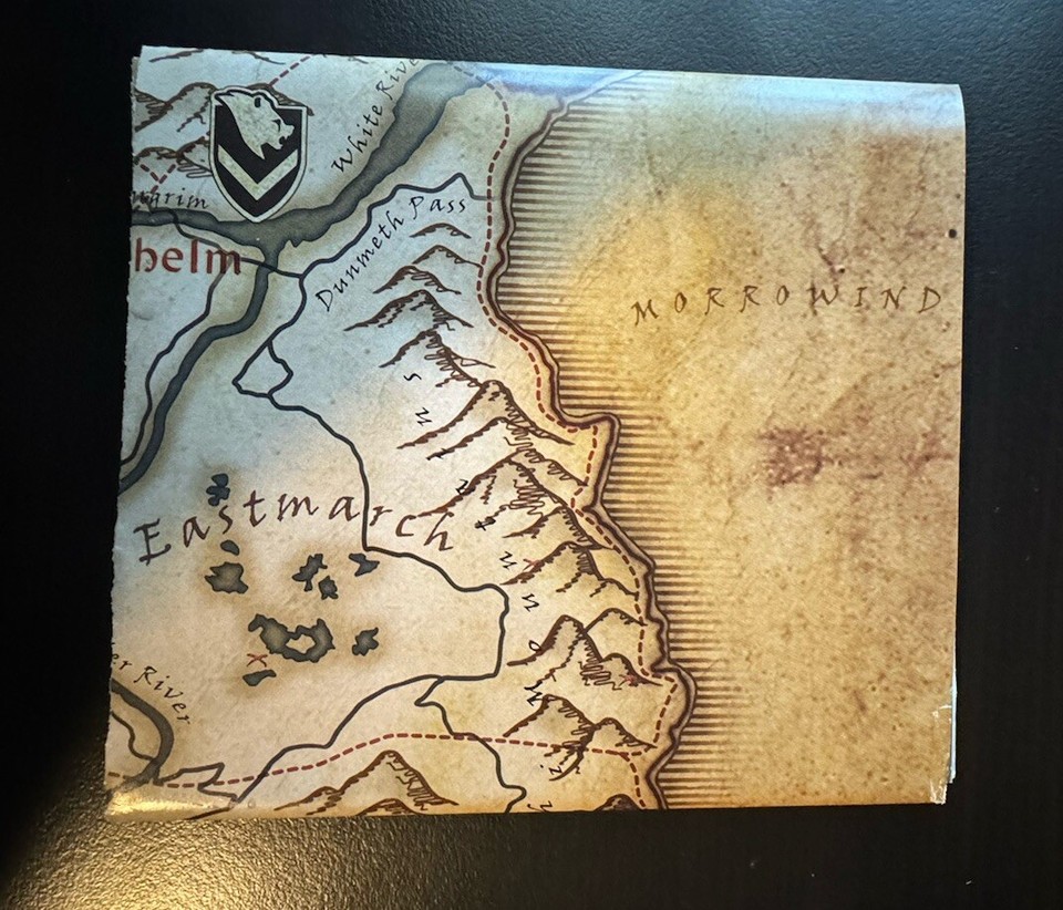 ELDER SCROLLS V 5 PROVINCE OF SKYRIM MAP POSTER GUIDE Xbox | eBay