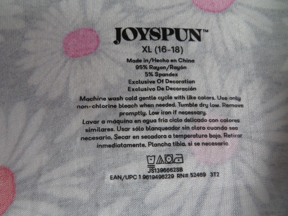 Womens Joyspun PJ Top Only NWT Size XL 16-18 Multi Color | eBay