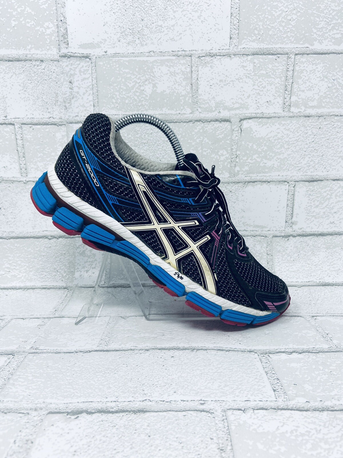 ASICS GT-2000 Black Cross Trainers Running Shoes Snea… - Gem