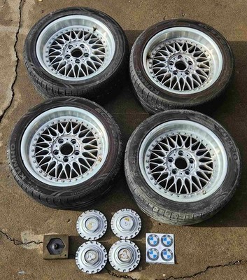 (4) BMW E39 OEM Two Piece Style 5 Rims BBS RC090 17x8 ET20 36111093531 ...
