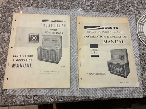 Seeburg Jukebox LS1 & LS310, LS325, LS325N Installation Operation ...