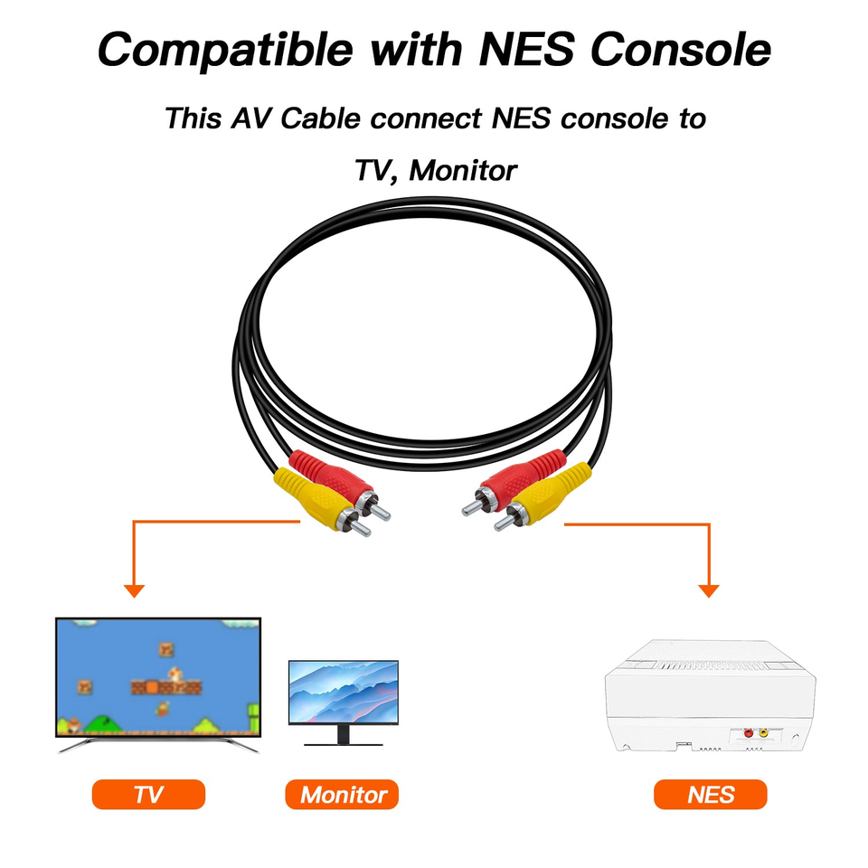 Audio Video Cable for the Original NES | eBay