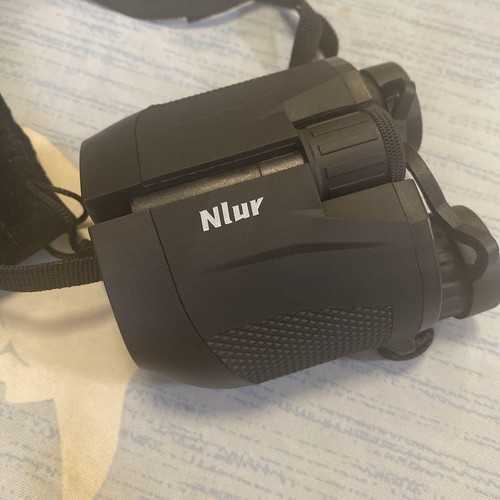 Nlur Black Compact Binoculars with Storage Bag Used | eBay