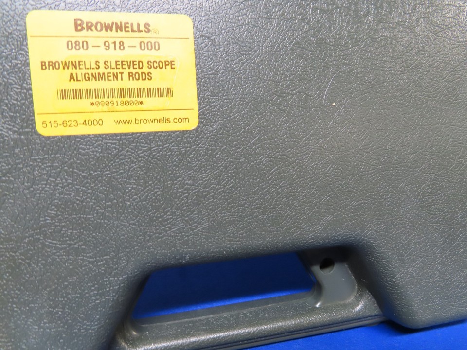 Brownells 1" Sleeved Scope Alignment Rods with Bonus Brownells Ring ...