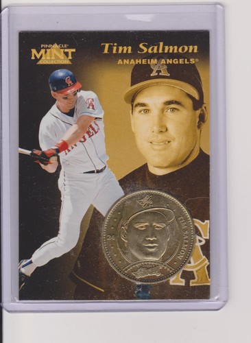 1997 PINNACLE MINT TIM SALMON BRASS COIN & DIE-CUT CARD #24 | eBay