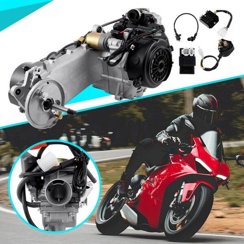 150CC GY6 engine for scooter, ATV, go-kart, with long case, CVT, auto ...