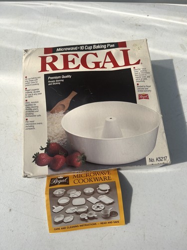 Regal Ware Microwave 10 Cup Dual Oven Baking Pan Original Box With ...