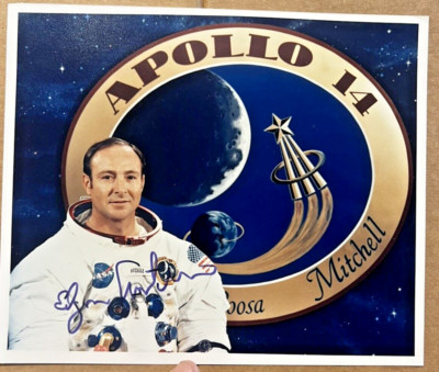 Edgar Mitchell NASA Apollo 14 Astronaut Signed 8x10 Photo | eBay