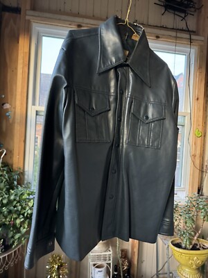 Vintage Navy Blue PVC Jacket | eBay