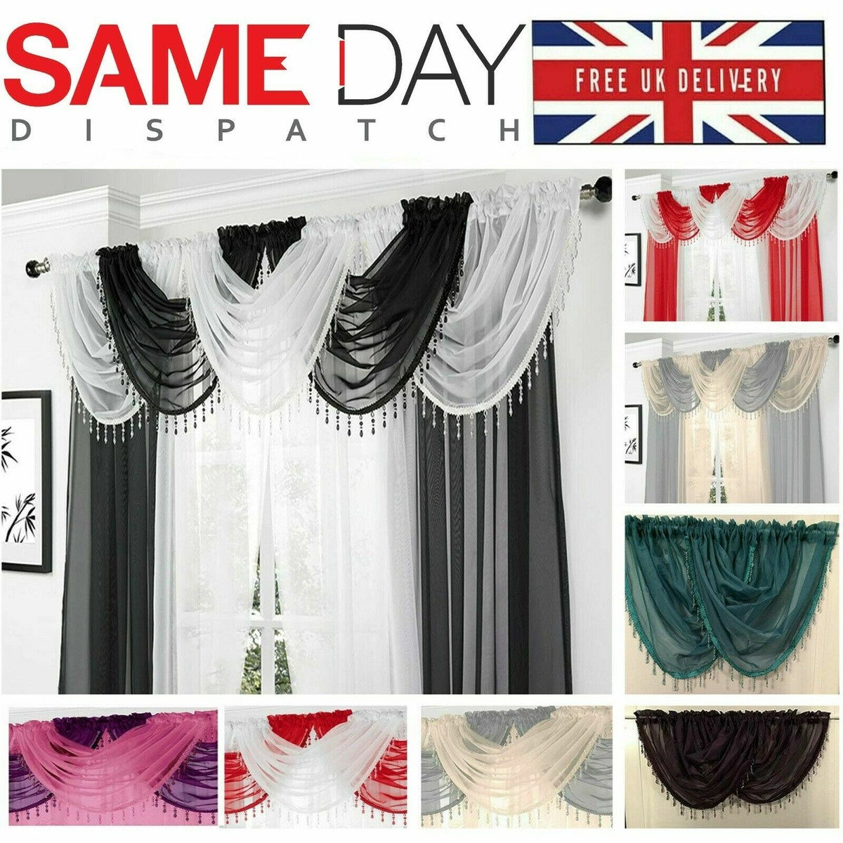 Swag Curtains Differences Between Valances, Swags, And Cornices