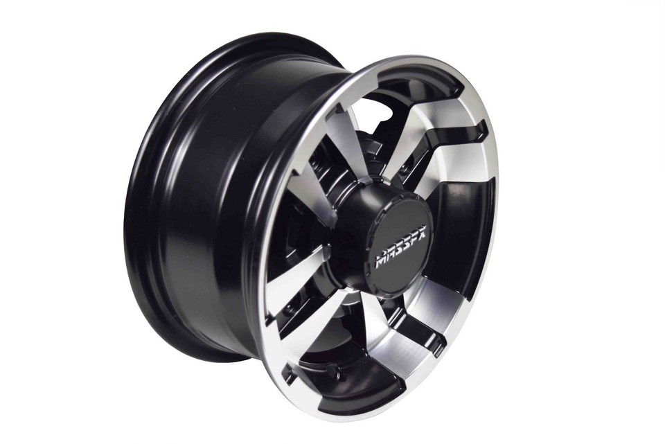 MASSFX MX1054156YM 10x5 4/156 Machined 10" ATV Rim Front Wheel (2 Pack ...
