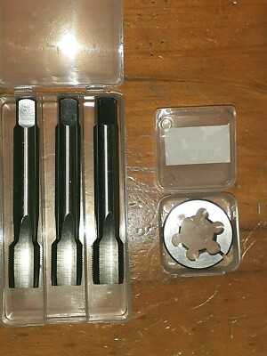 M25 X 1.5 RH HSS HAND TAP SET +OD 2" HSS split screw Die button.ISO ...