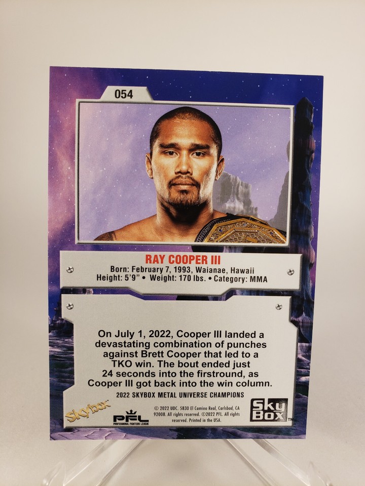 2022 Skybox Metal Universe Champions #54 Ray Cooper III MMA | eBay
