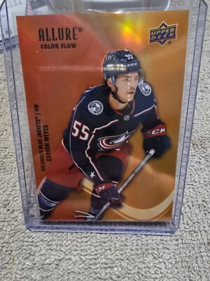 Carson Meyer 2022-23 Allure Hockey Color Flow Columbus Blue Jackets | eBay