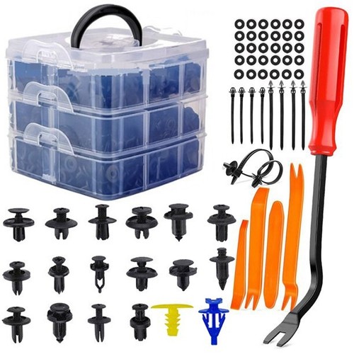 814pcs Auto Body Push Pin Car Retainer Clips Splash Shield Fasteners ...