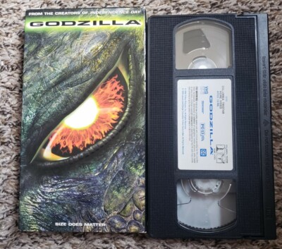 Godzilla (1998) VHS, Columbia Tristar Home Entertainment, CULT ACTION ...