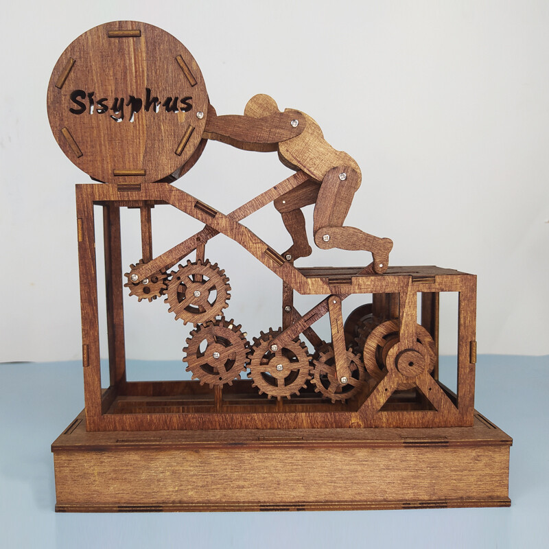 3D Handmade Wooden Mechanical Transmission Finished Product Model ...