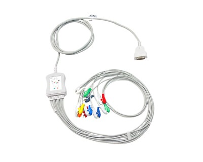 GE Marquette MAC 1600 MAC 2000 EKG Cable 10 Leads Grabbers - Same Day ...